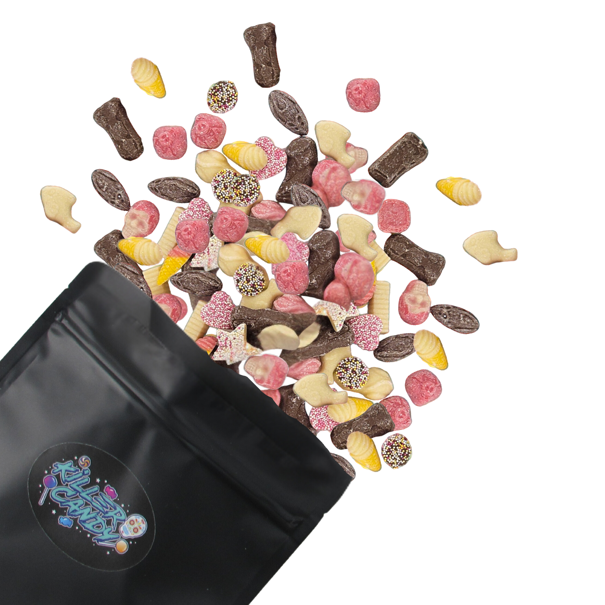 Chocolate Pick N Mix Pouch - Chocolate Candy Sweets - Killer Candy