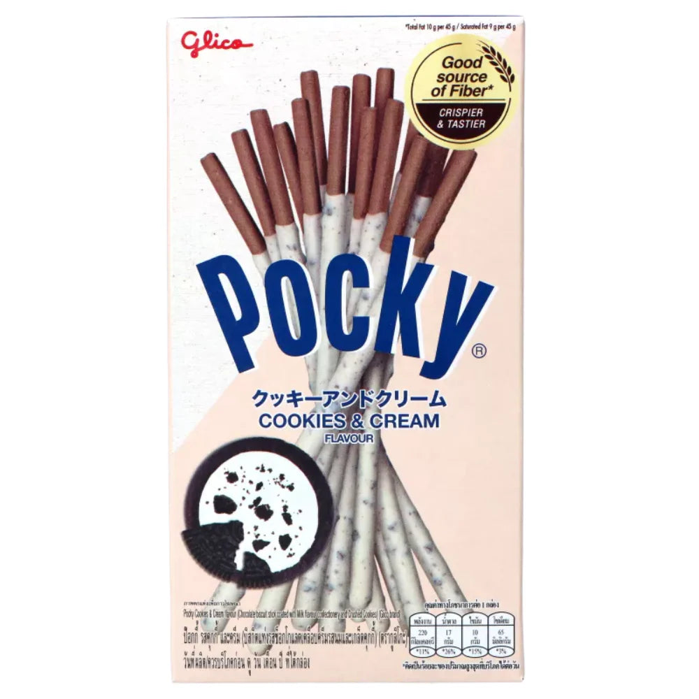 Glico Cookies & Cream Pocky Wafer Biscuit Sticks - Killer Candy